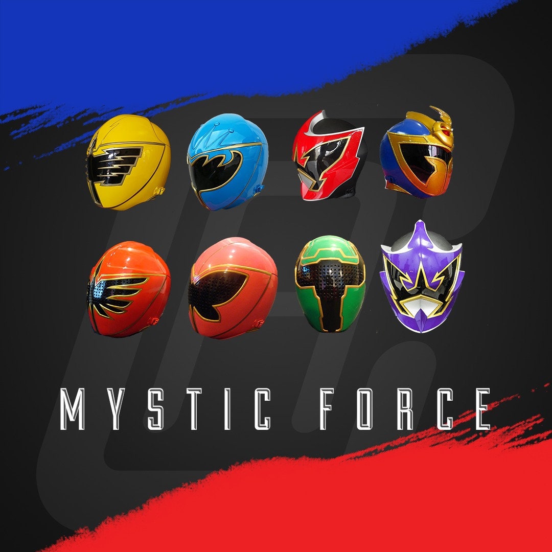 ANIKI Mystic Force Power Ranger Cosplay Collectible Helmet Mask - Etsy ...