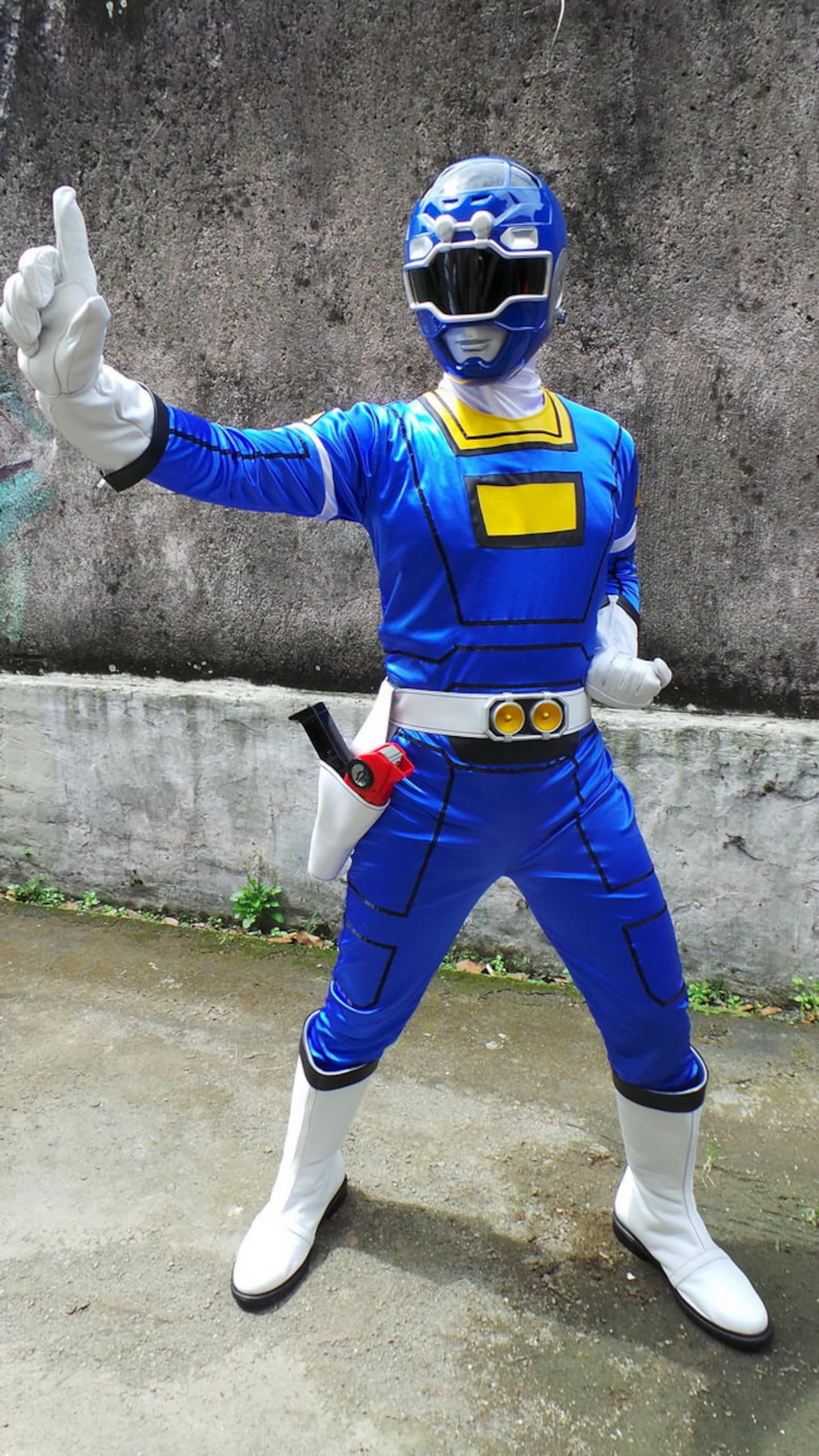 ANIKI Ranger Turbo Full Cosplay Costume (CUSTOM SIZE) - Etsy