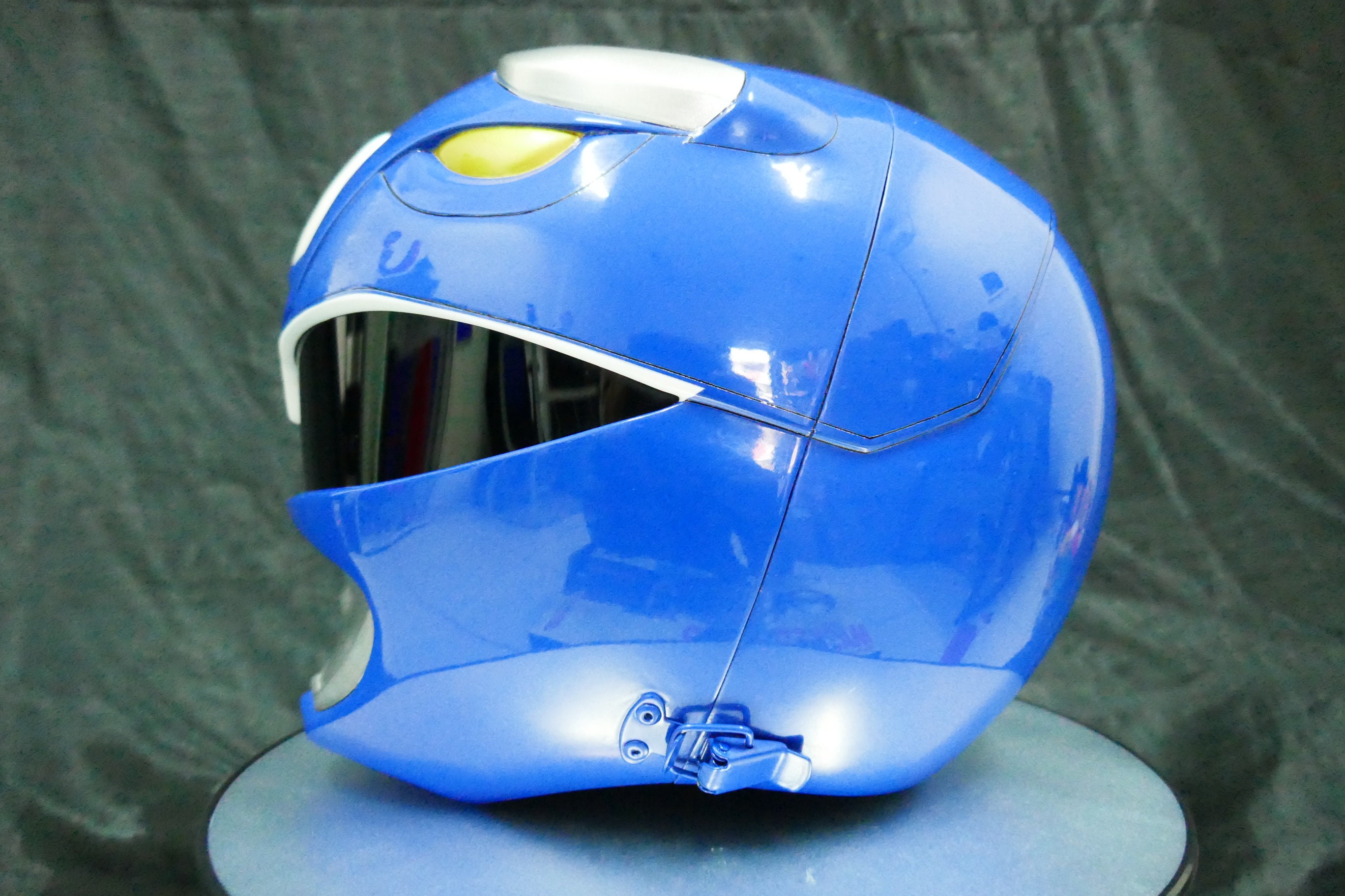 ANIKI Blue MMPR Ranger Cosplay Helmet | Etsy