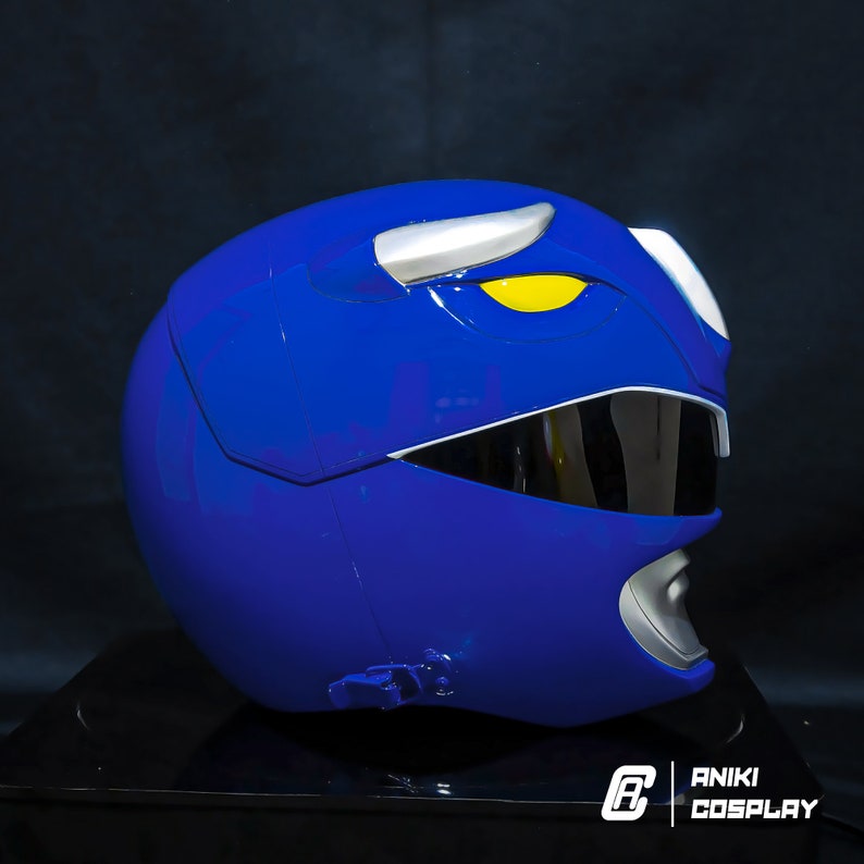 ANIKI Blue MMPR Ranger Cosplay Helmet Collectible Mask Replica - Etsy