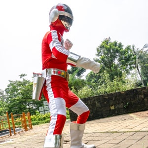 ANIKI Bioman Bio Red Sentai Cosplay Costume Set - Etsy