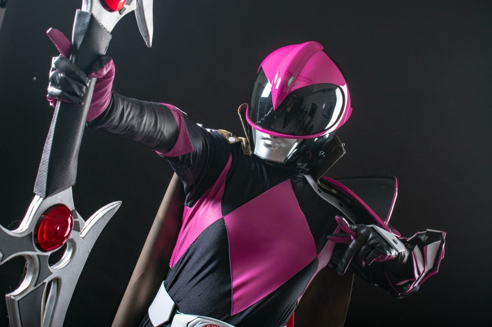 ANIKI Pink Slayer Ranger Cosplay Costume Set - Etsy