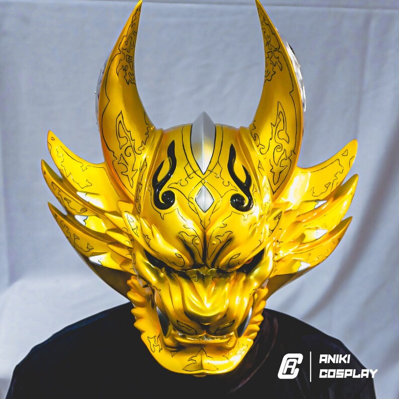 ANIKI GARO Golden Knight Cosplay Collectible Helmet Mask | Etsy