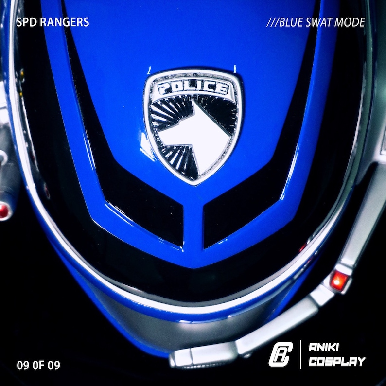 ANIKI SPD SWAT Mode Power Ranger Cosplay Collectible Helmet - Etsy