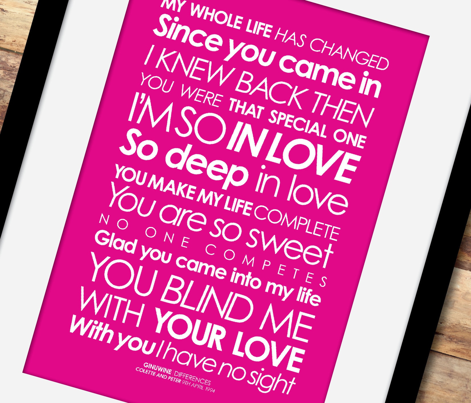 Differences Ginuwine