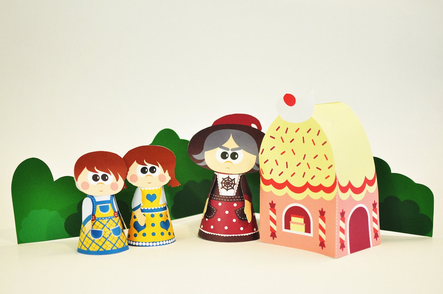 Hansel and Gretel. Puppet Theatre Paper Set. DIY Home Theatre | Etsy UK