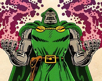 3D Printed Doctor Doom Mask Doctor Victor Von Doom | Etsy