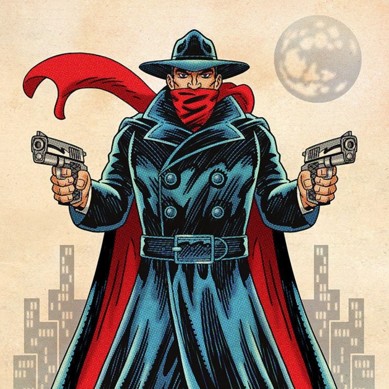 The Shadow Pulp Poster - Etsy