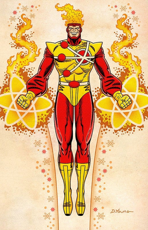 Firestorm Superhero Logo