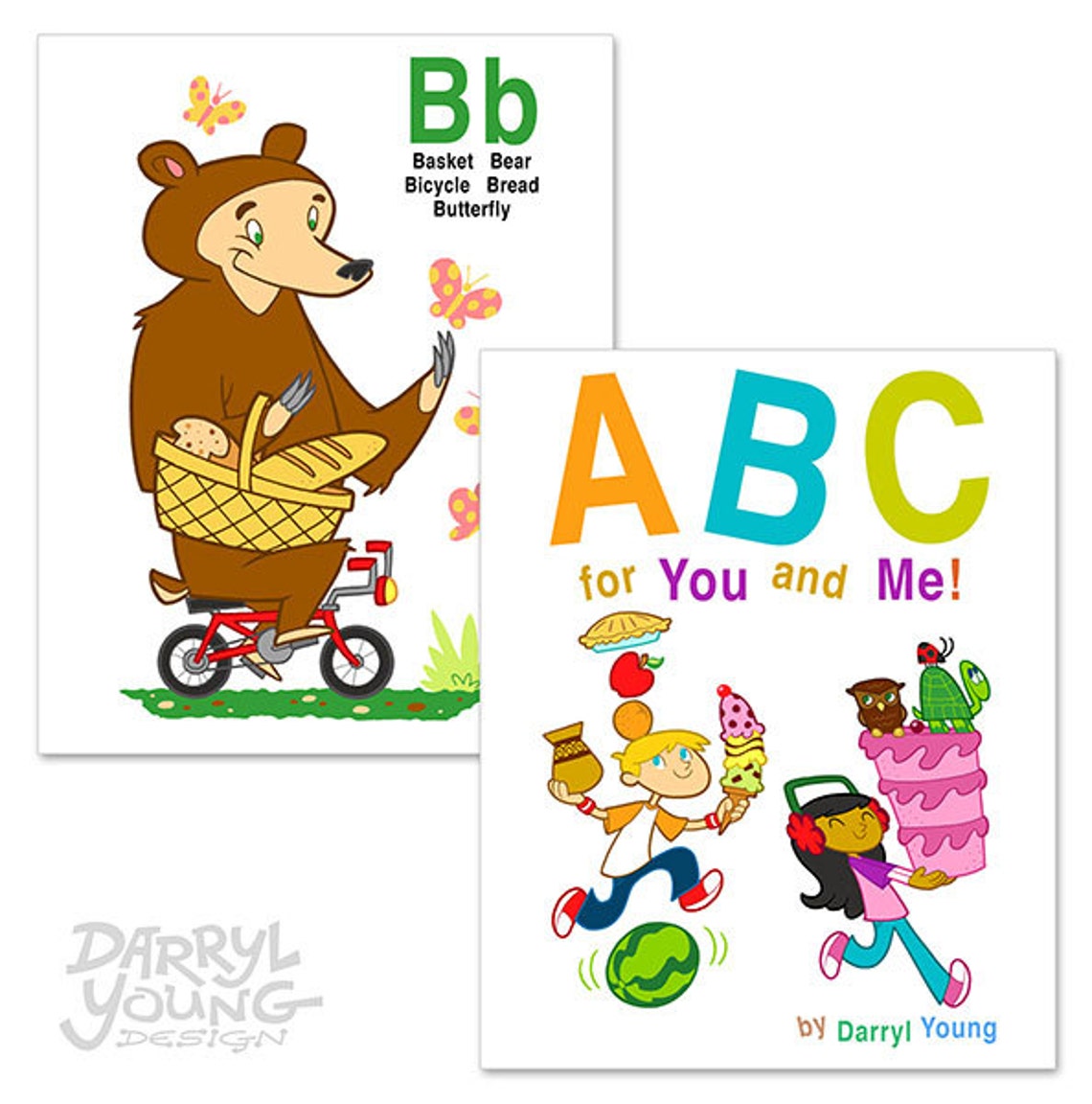 Alphabet Flash Cards Book Digital Printable ABC for You and | Etsy