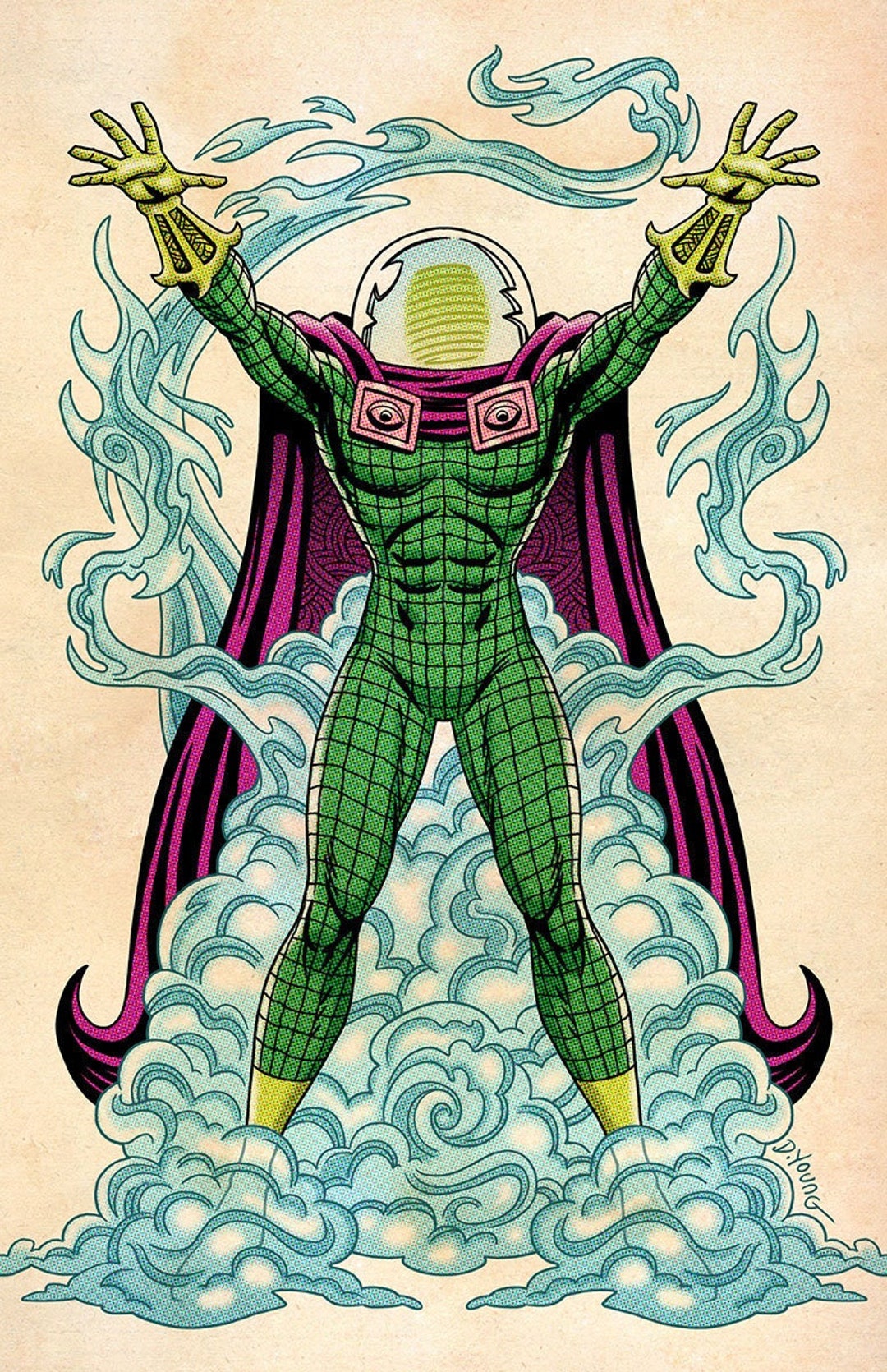 Mysterio, Signed 11 X 17 Color Print by Darryl Young - Etsy