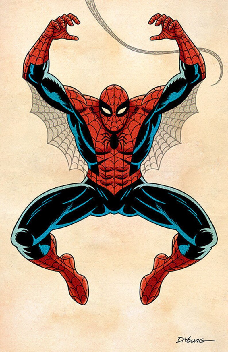 Amazing Spider-man Signed 11 X 17 Color Print by Darryl Young - Etsy