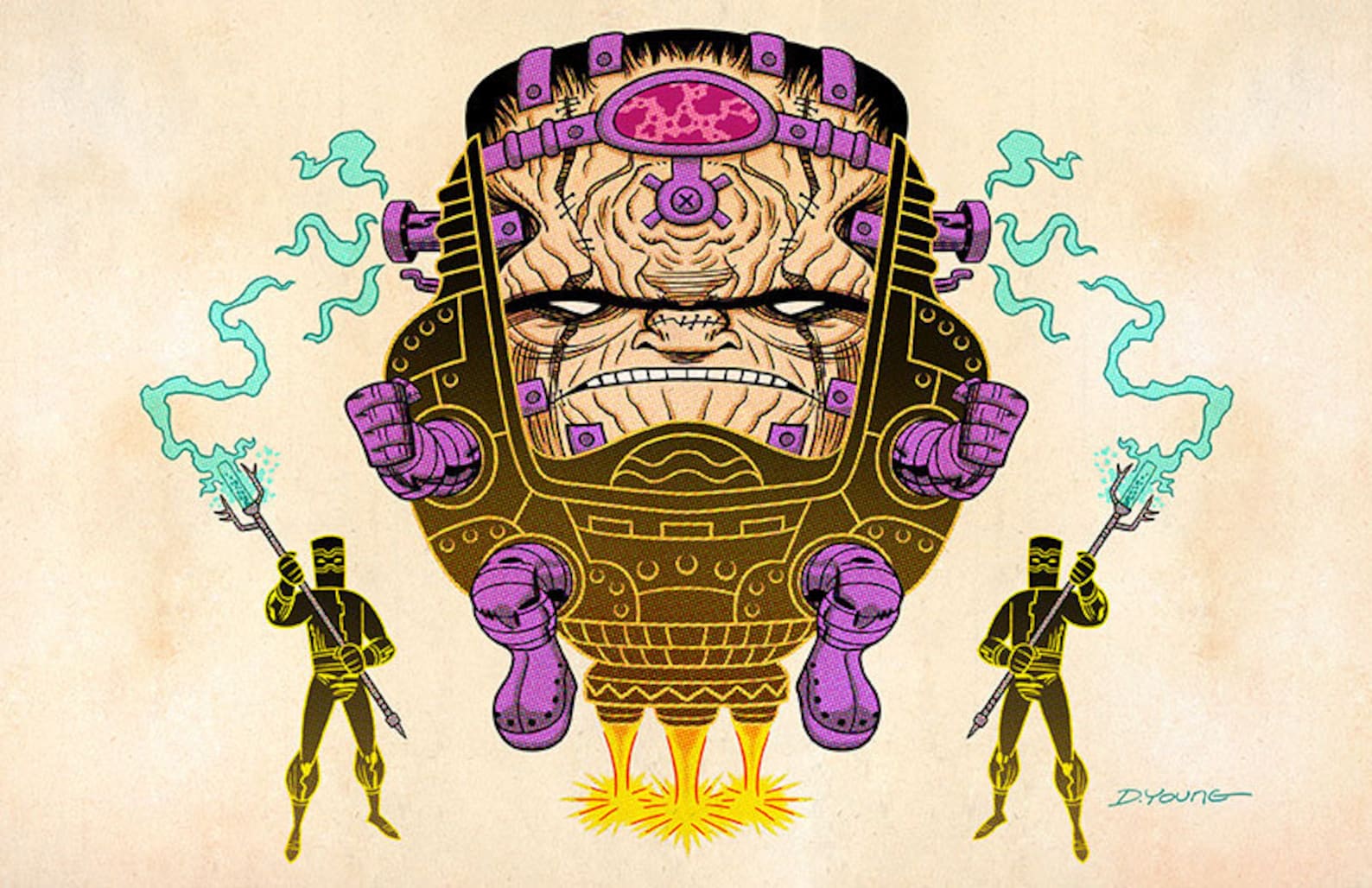 MODOK, Signed 11 X 17 Color Print by Darryl Young - Etsy