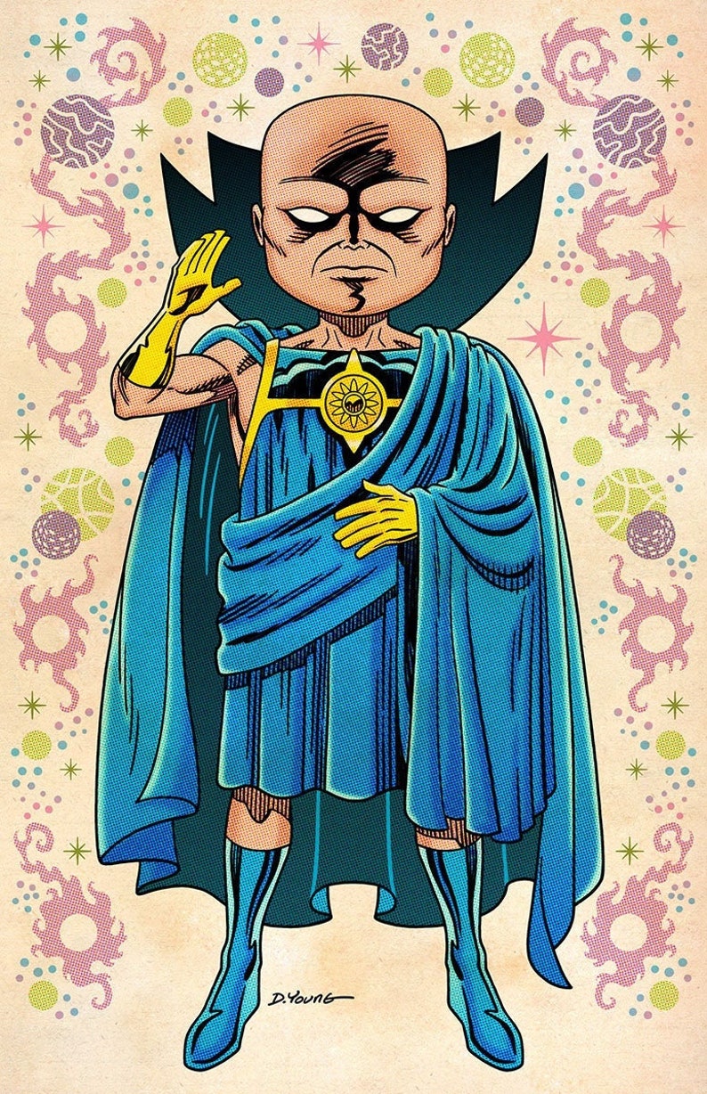 Uatu: the Watcher, Signed 11 X 17 Color Print by Darryl Young - Etsy