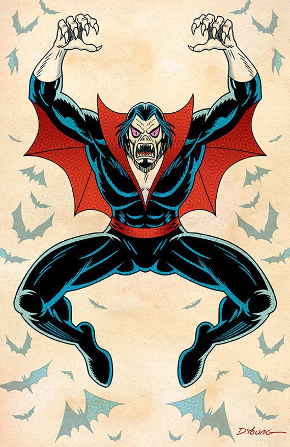 Morbius the Living Vampire Signed 11 X 17 Color Print by | Etsy