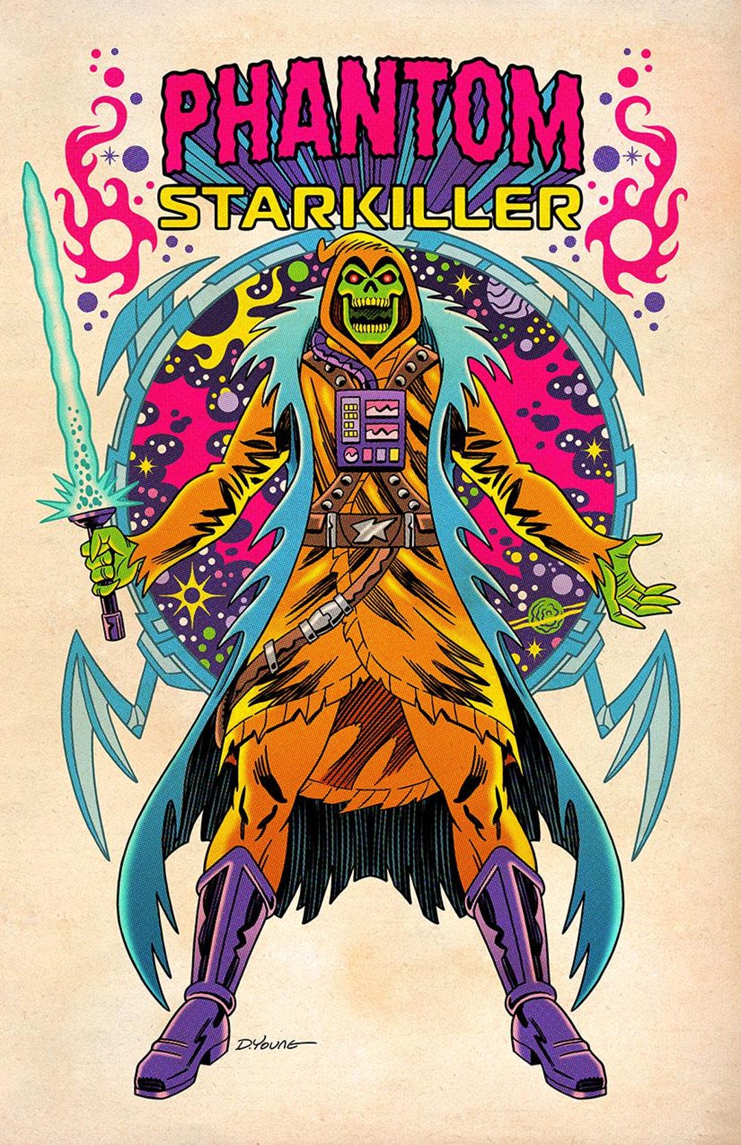 Phantom Starkiller, Signed 11 X 17 Color Print by Darryl Young - Etsy