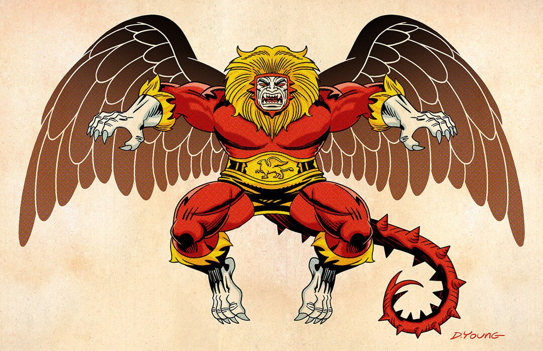 The Griffin, Signed 11 X 17 Color Print by Darryl Young - Etsy