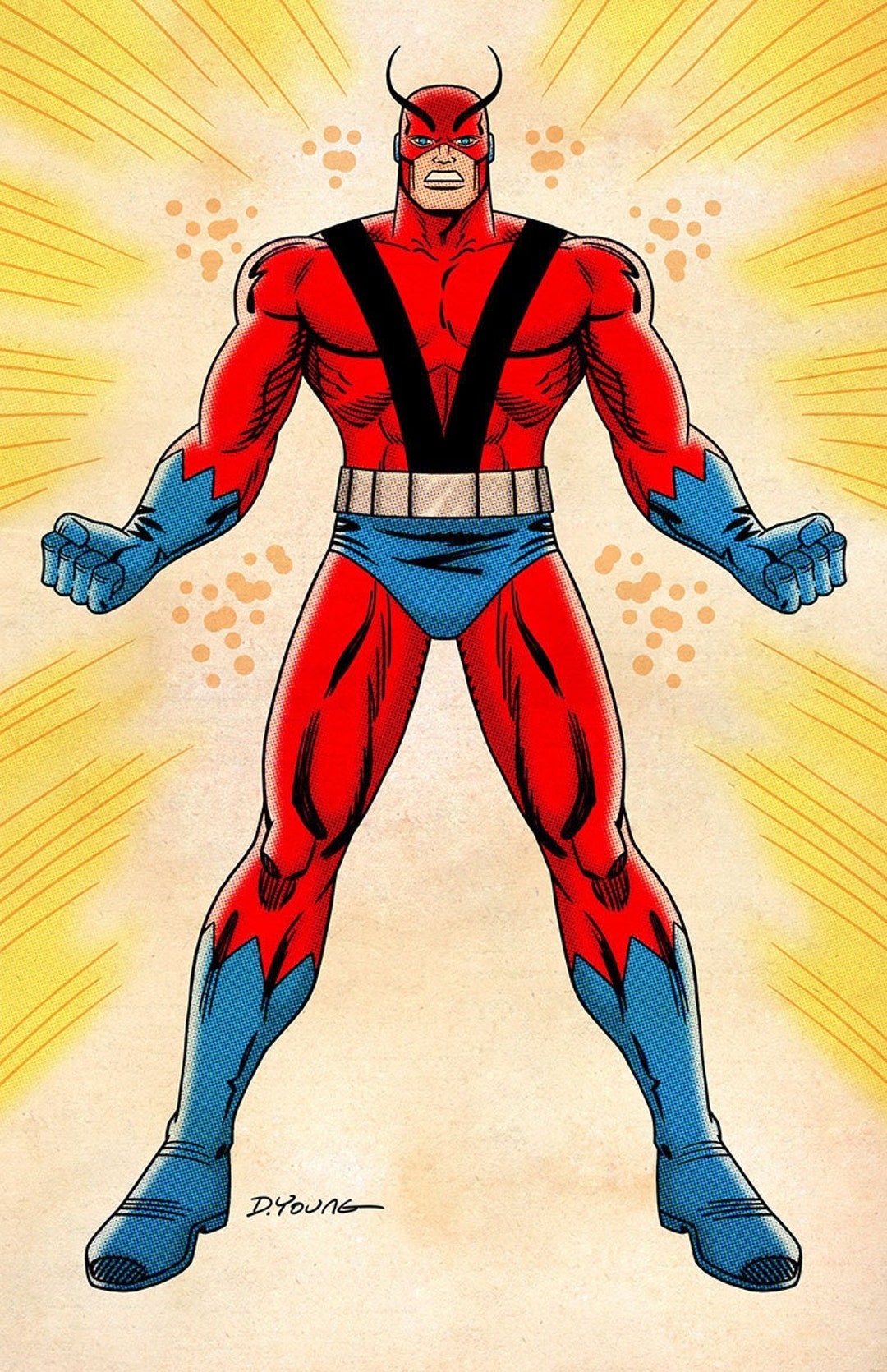 Giant Man, Signed 11 X 17 Color Print by Darryl Young - Etsy