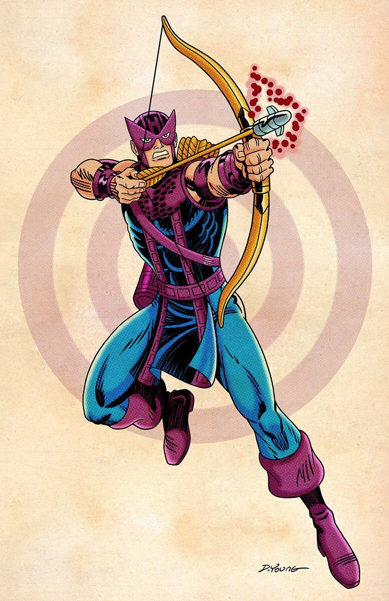 Hawkeye Comic Art