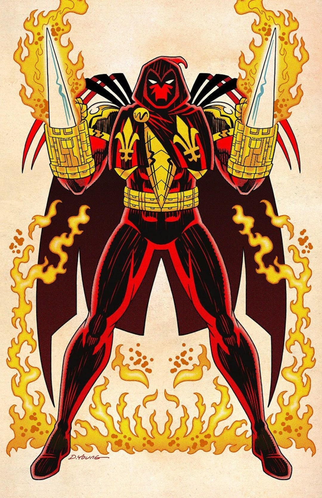 Azrael, Signed 11 X 17 Color Print by Darryl Young - Etsy