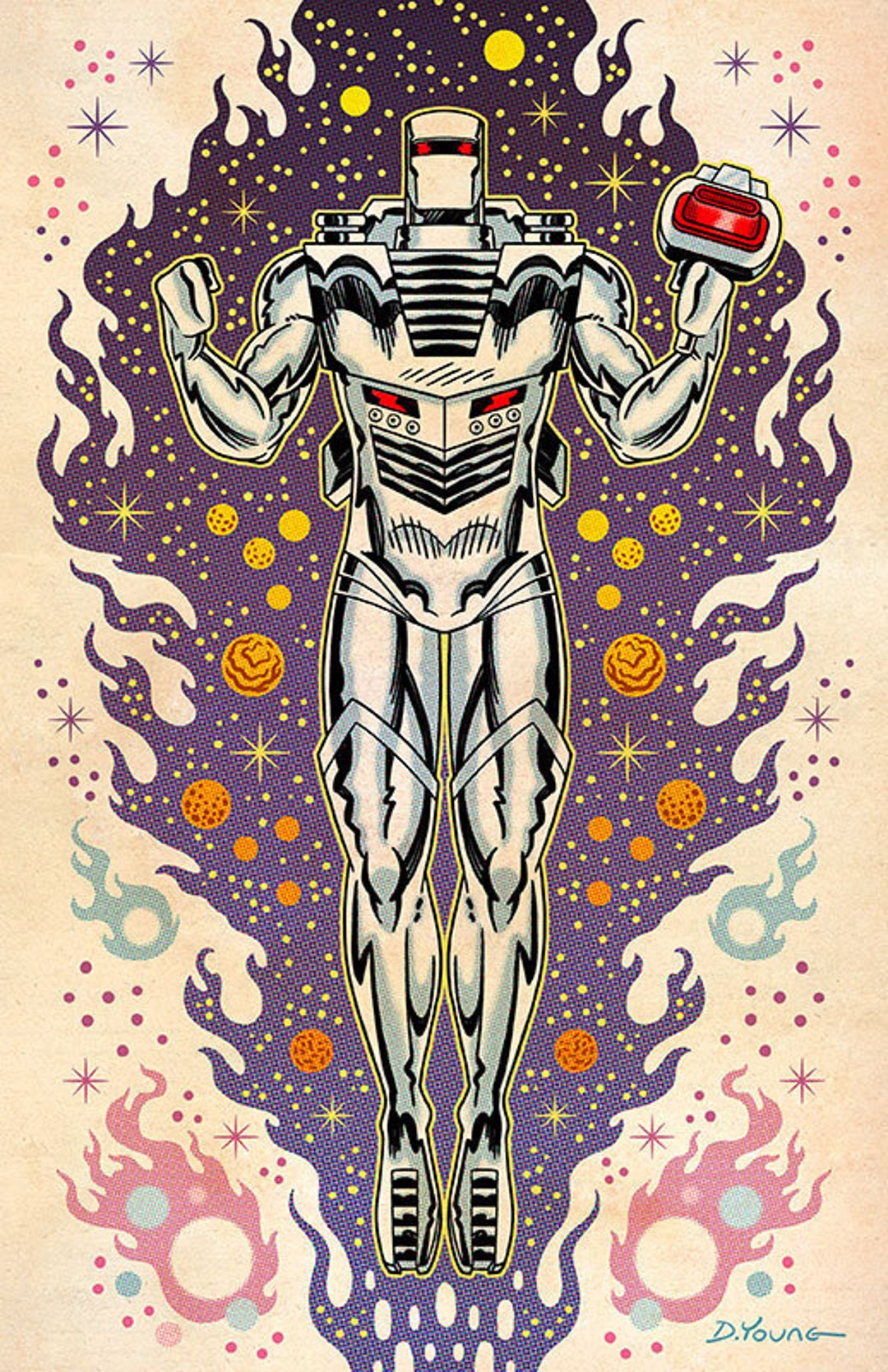 ROM Spaceknight, Signed 11 X 17 Color Print by Darryl Young - Etsy