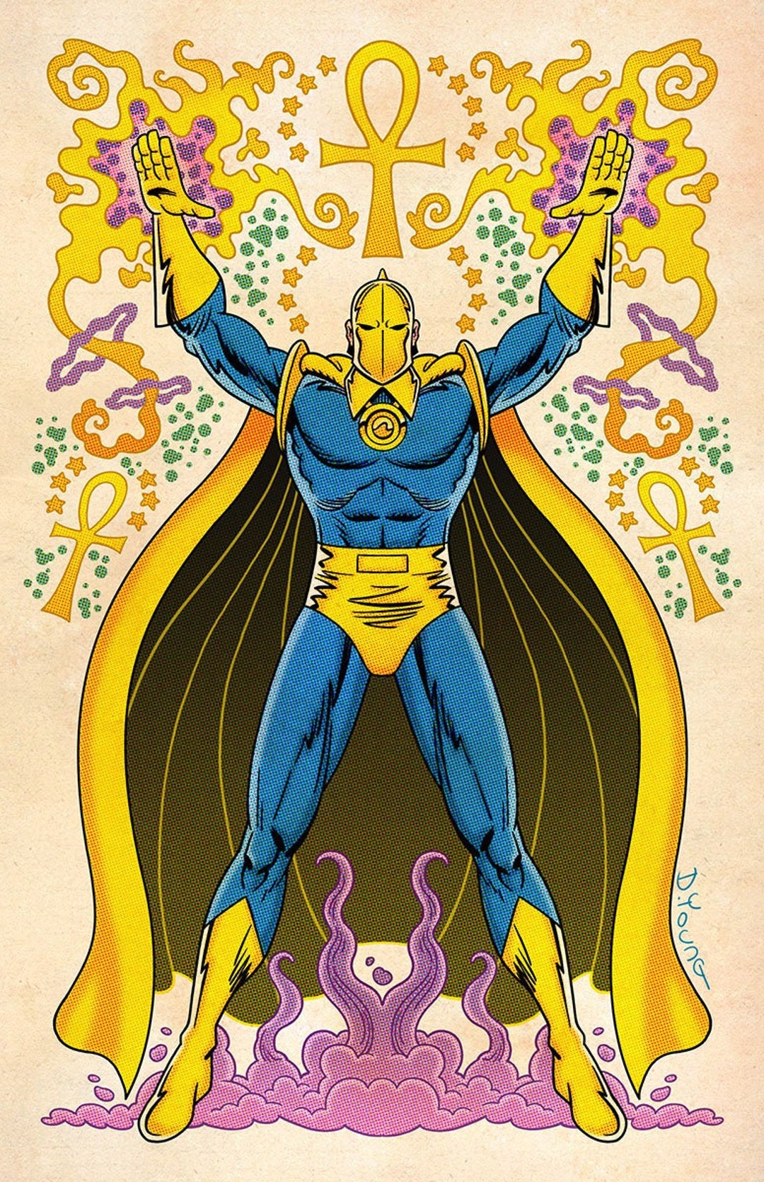 Doctor Fate, Signed 11 X 17 Color Print by Darryl Young - Etsy