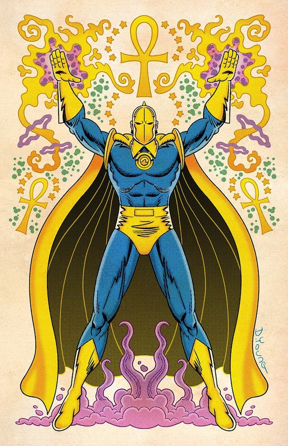 Doctor Fate Signed 11 X 17 Color Print by Darryl Young - Etsy