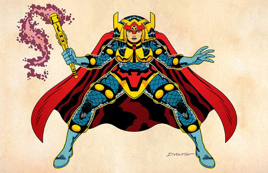 Big Barda, Signed 11 X 17 Color Print by Darryl Young - Etsy
