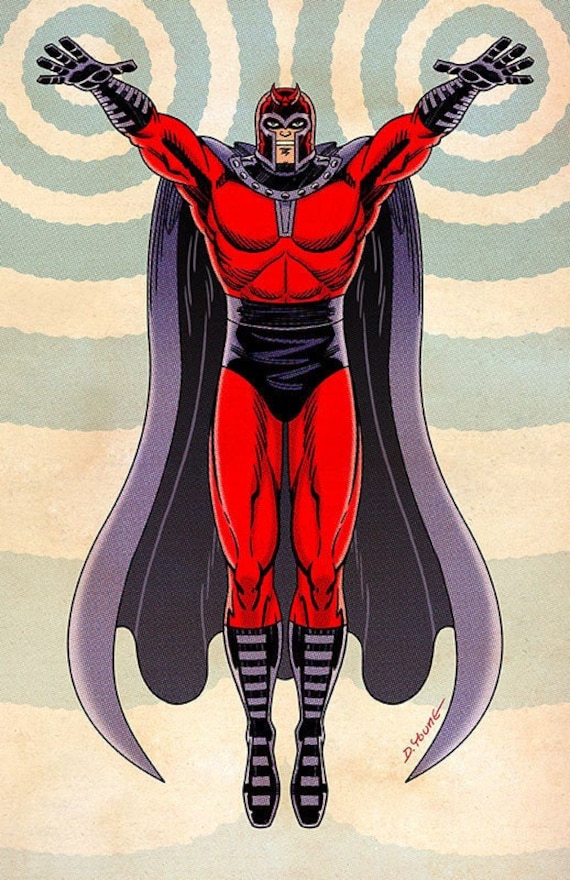 Magneto Signed 11 X 17 Color Print by Darryl Young - Etsy
