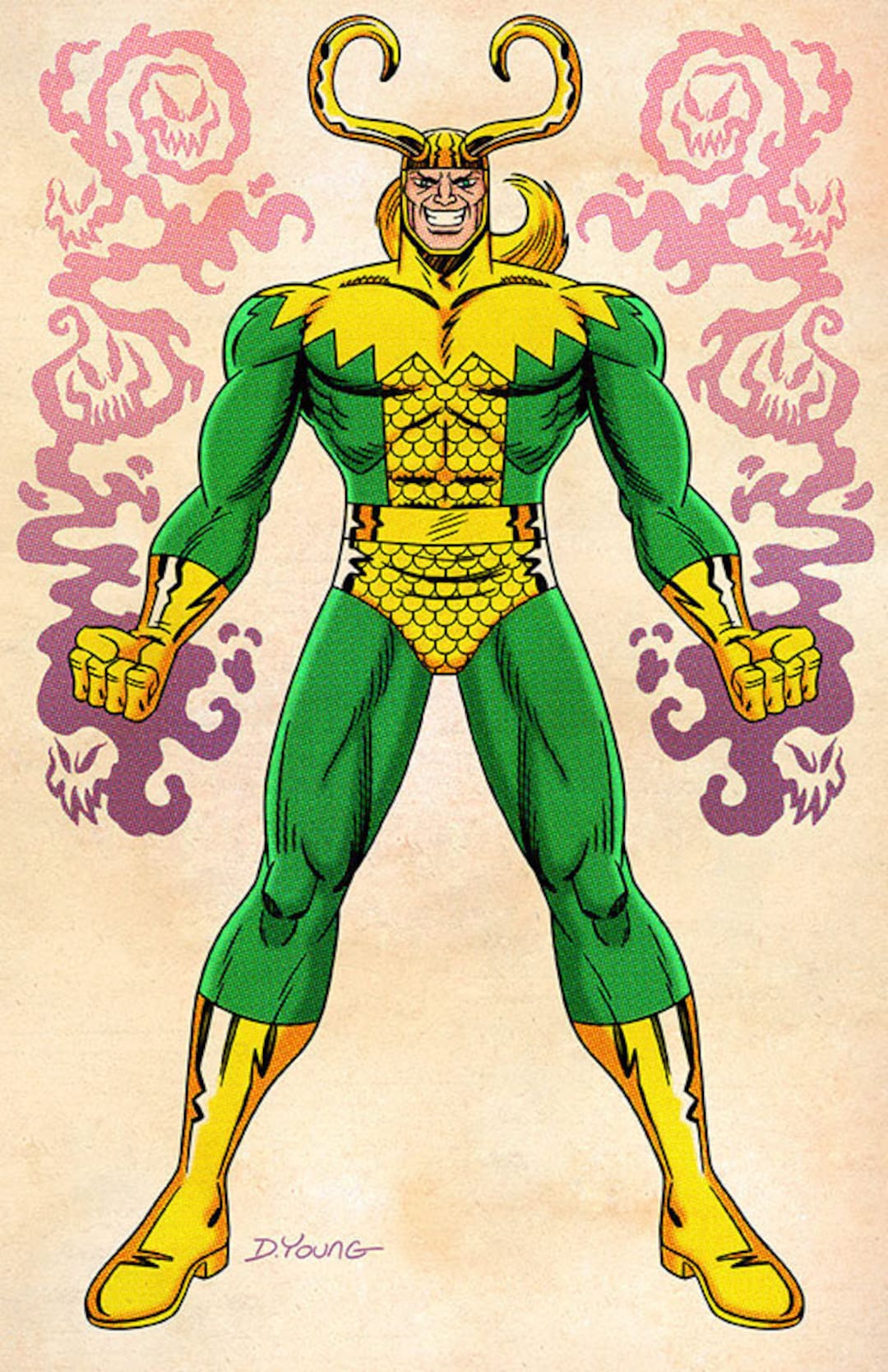 Loki, Signed 11 X 17 Color Print by Darryl Young - Etsy