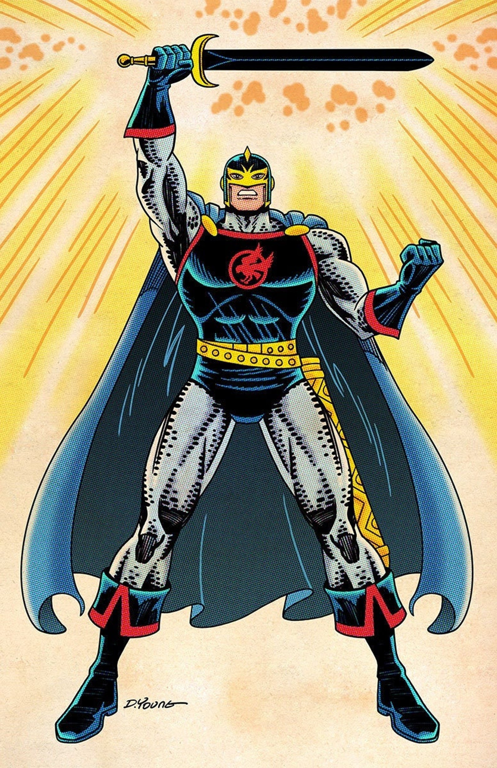 Black Knight, Signed 11 X 17 Color Print by Darryl Young - Etsy