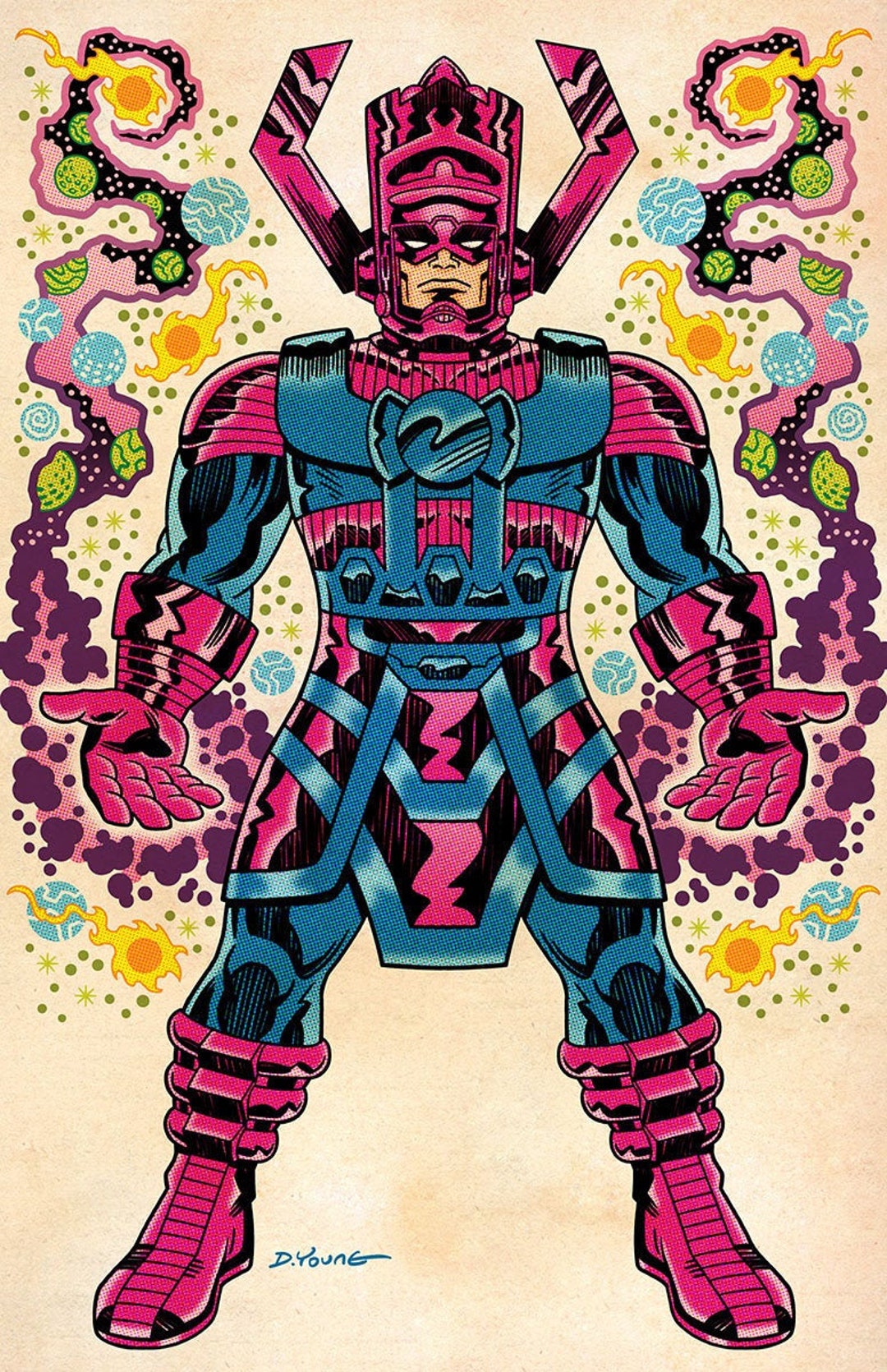 Galactus, Signed 11 X 17 Color Print by Darryl Young - Etsy