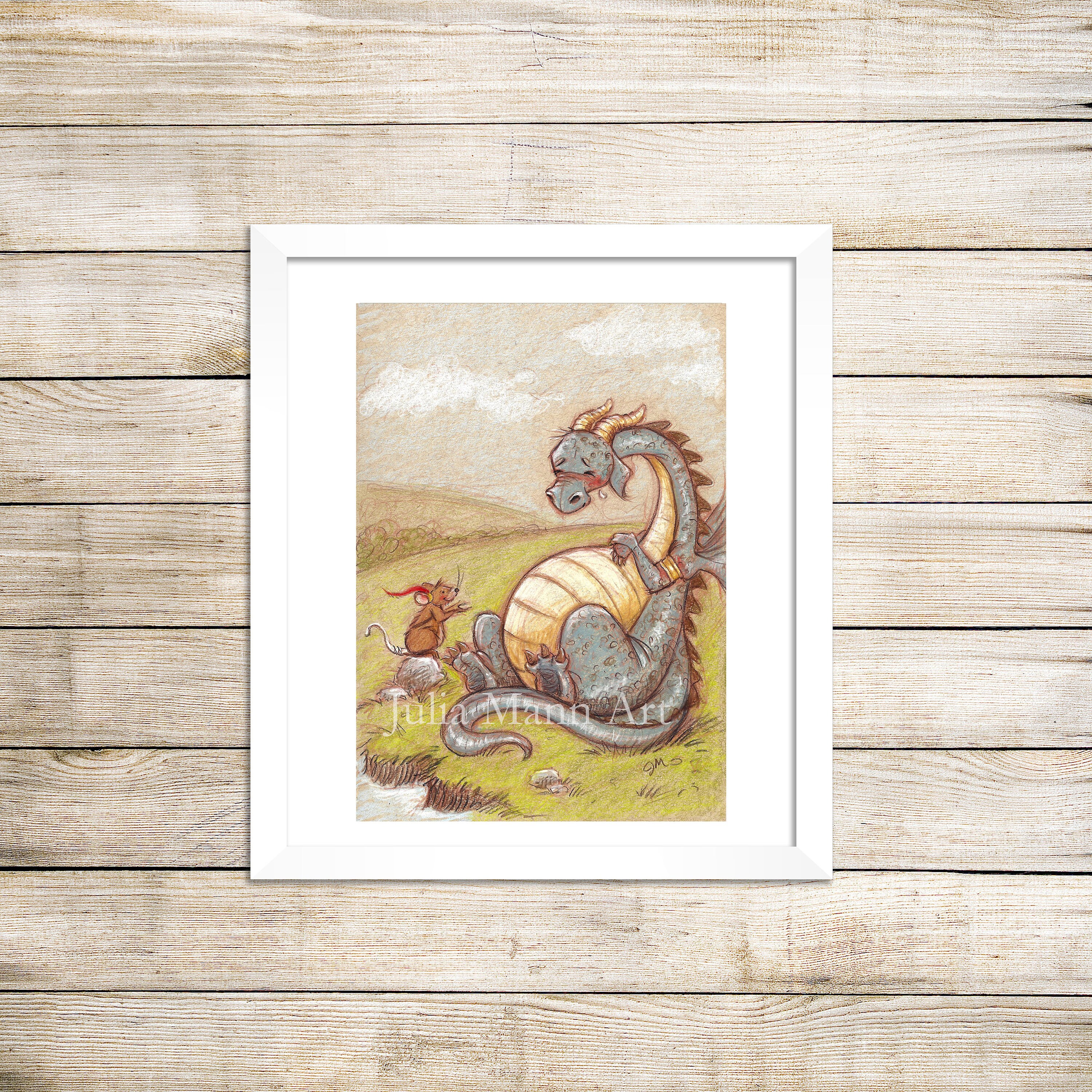 Mouse and Dragon - Etsy