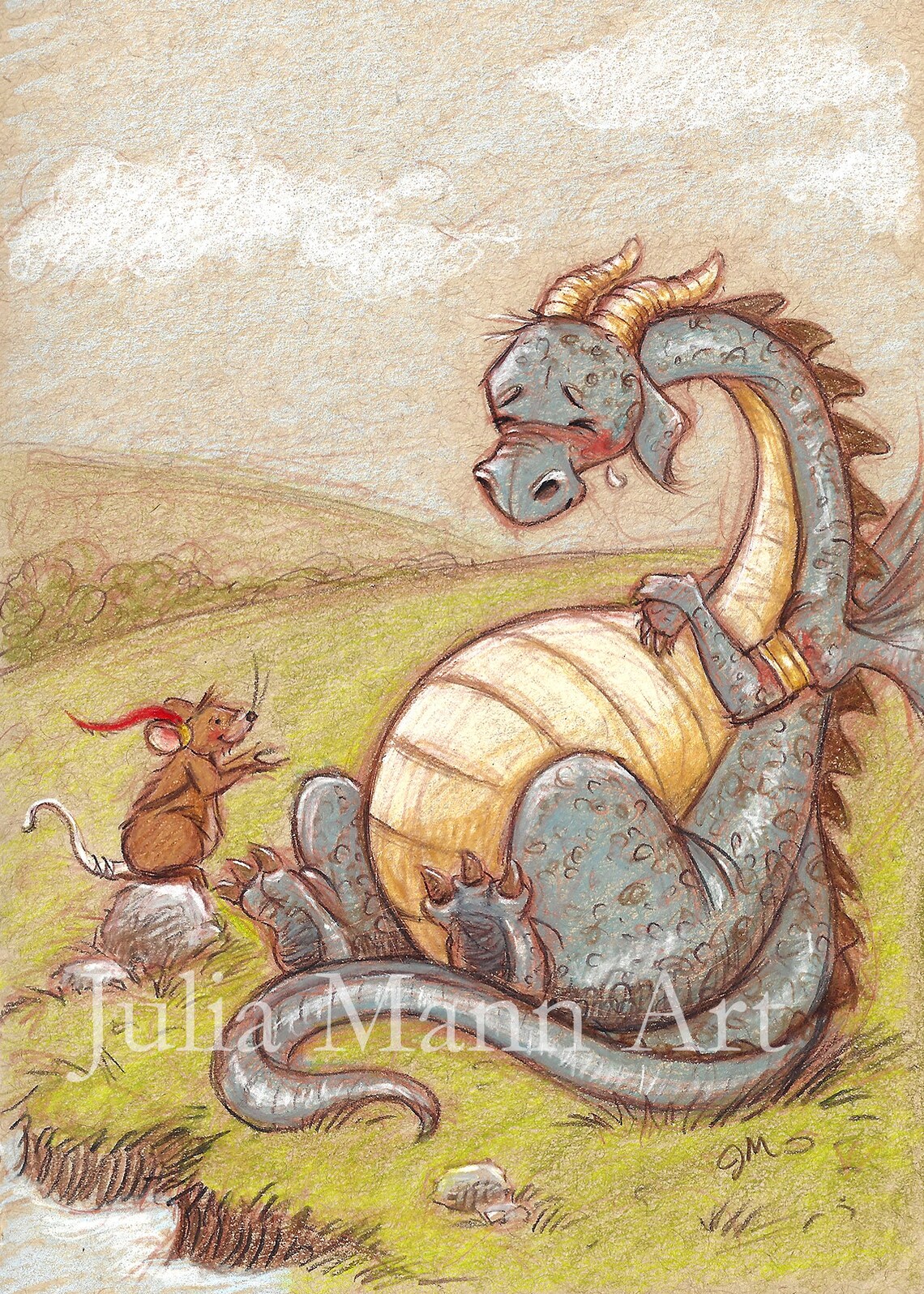 Mouse and Dragon - Etsy