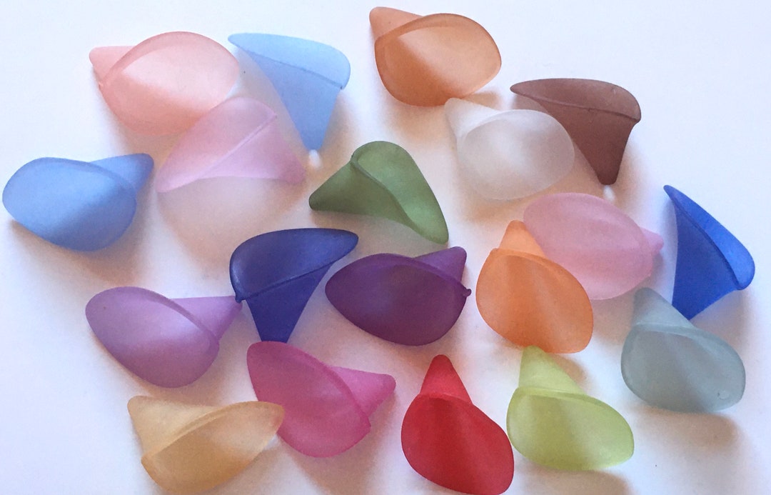 50 Pcs Mixed Color Lucite Flower,calla Lily Flower,colorful Lucite ...