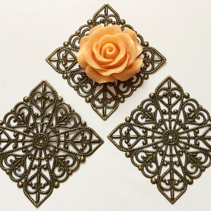 Filigree Squares - Etsy