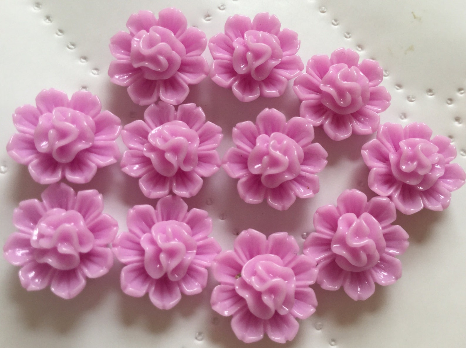 New 10 pcs Pick your color14 mm Resin Flowers14 mm | Etsy