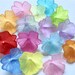 22 Pcs Mixed Color Lucite Flower,33 Mm Frosted Style,colorful Lucite ...