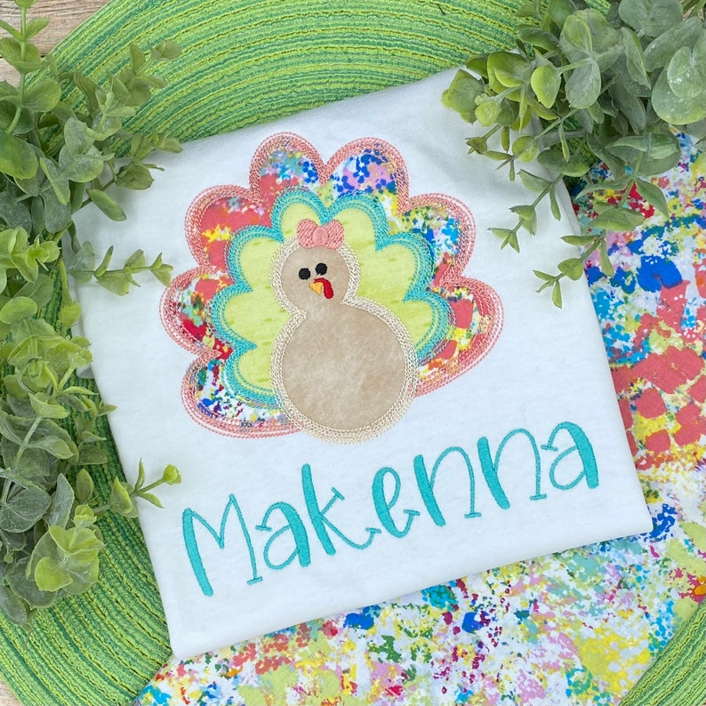 Girls Thanksgiving Shirt Girls Turkey Shirt Turkey Day - Etsy