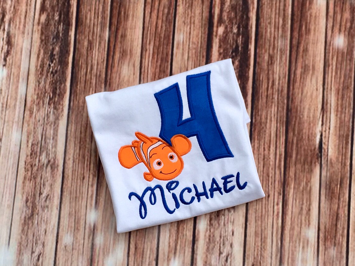 Nemo Birthday Shirt / Nemo Party Shirt / Nemo Birthday /custom | Etsy