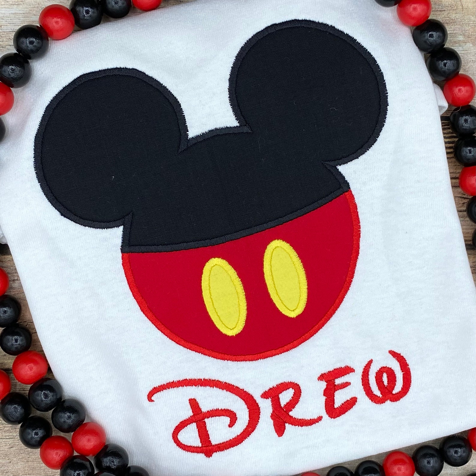 Disney Mickey Mouse Shirt / Custom Boys Applique Shirt / Classic Mickey ...