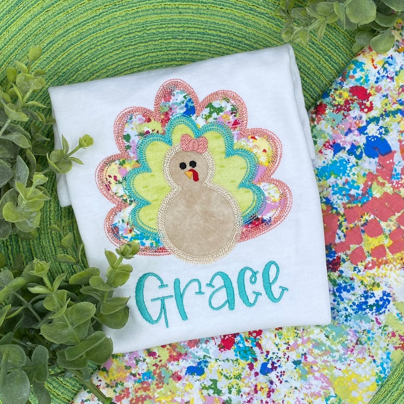 Girls Thanksgiving Shirt Girls Turkey Shirt Turkey Day - Etsy