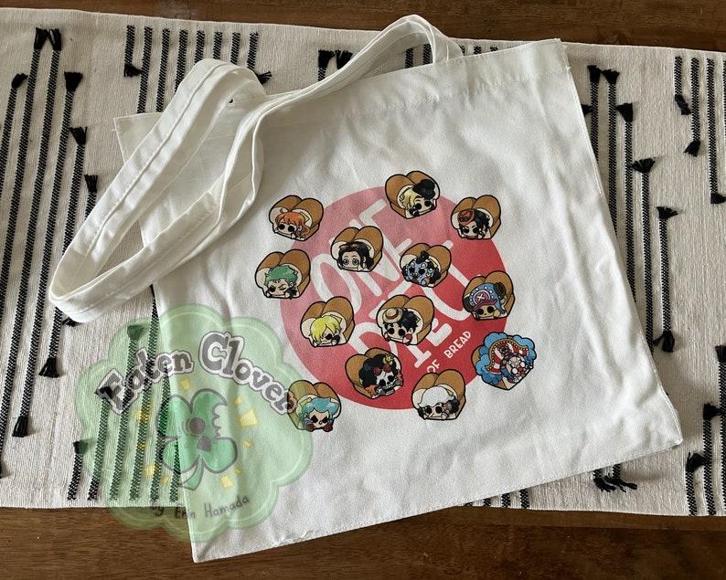 ONE PIECE of Bread Tote Bag - Etsy