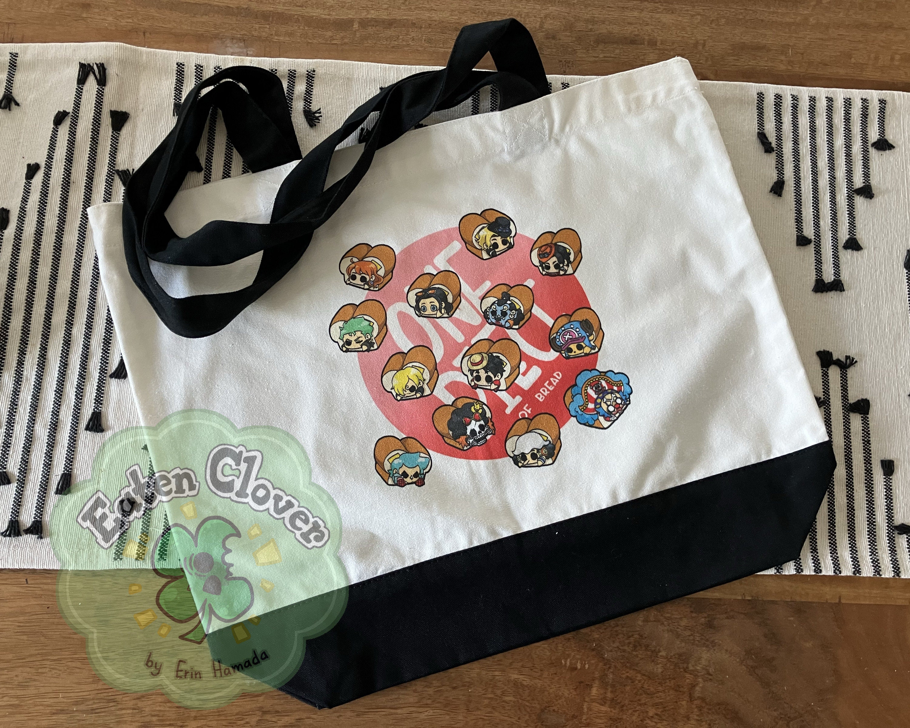 ONE PIECE of Bread Tote Bag - Etsy