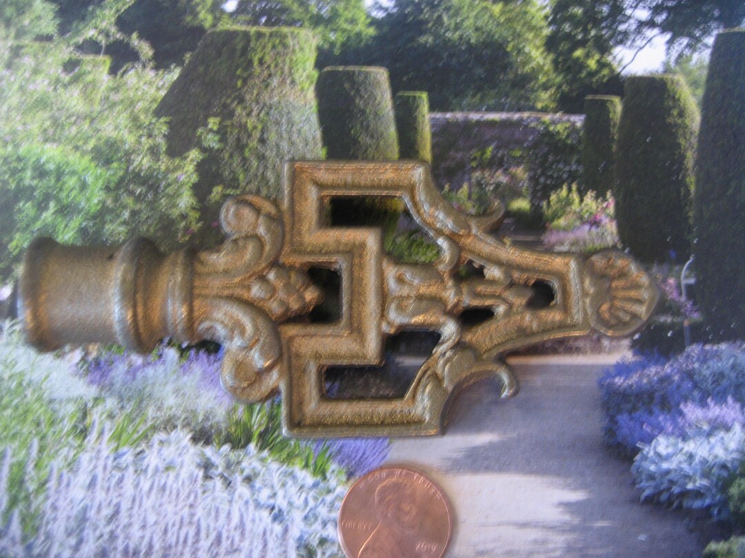 Vintage Cast Brass Lamp Finial, Greek Revival Finial, 4 1/4 Inches Tall ...