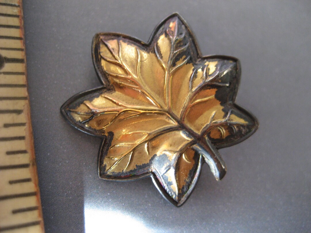 Vintage USMC Officer Major Pin, 10k 1/20 Gold Plate on Sterling Silver ...