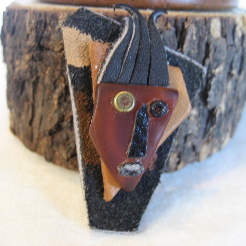 Memphis Design Brooch - Etsy