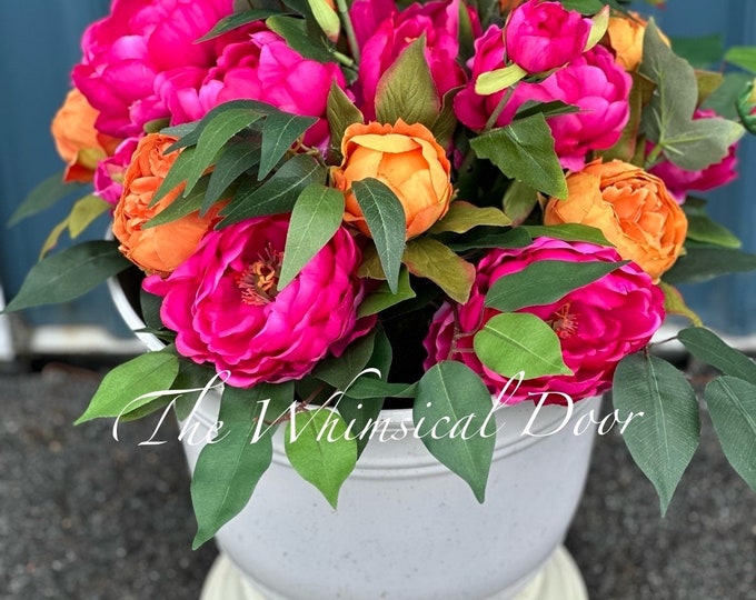 Urn Filler for Spring, Spring Front Porch Planter, Spring Urn Filler ...