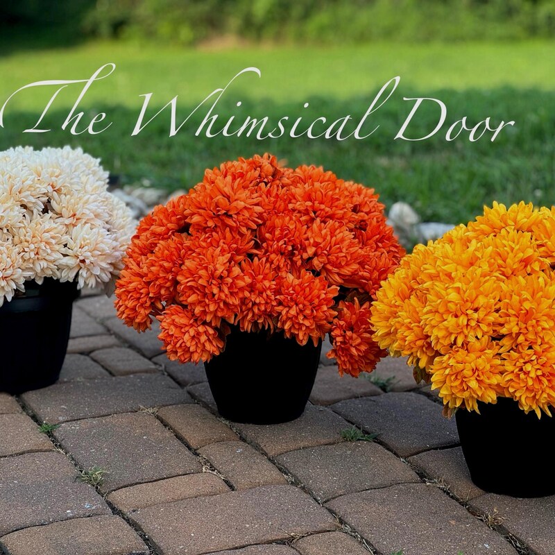 Artificial Mums - Etsy