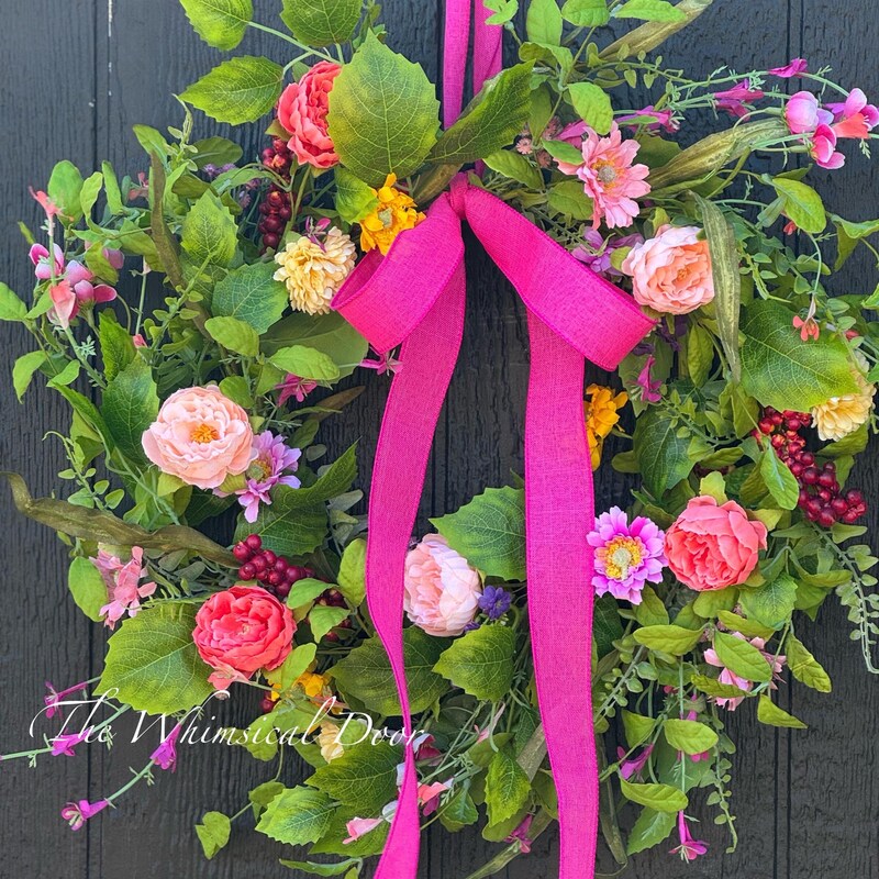 Spring Wreath - Etsy